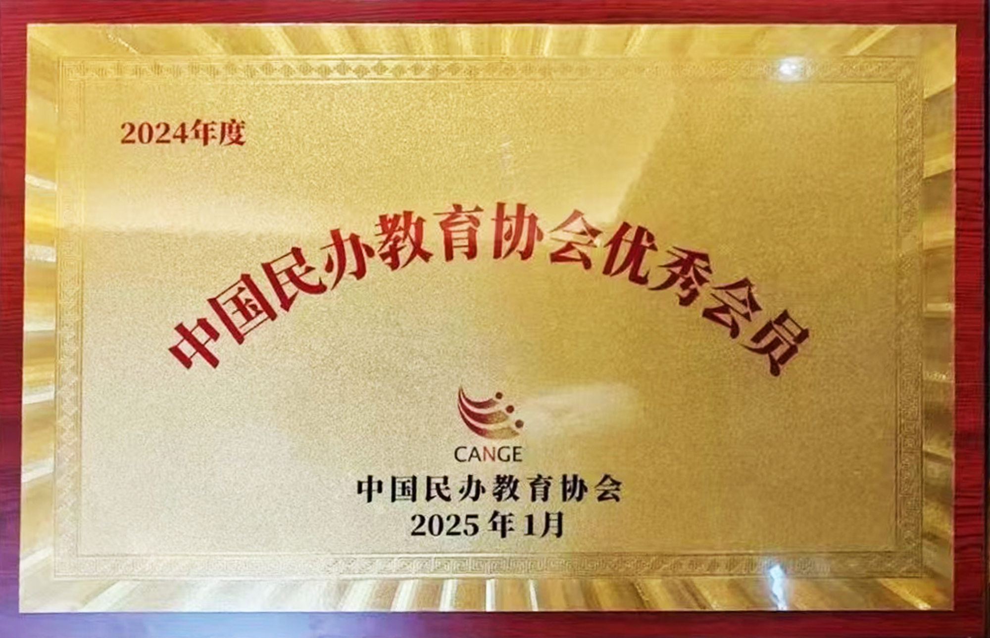 中国民办教育协会优秀会员